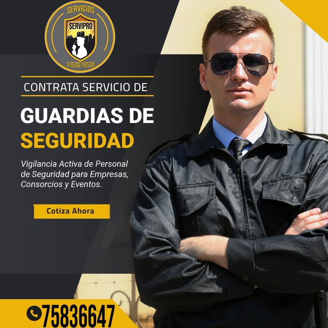 EMPRESA DE SEGURIDAD Y VIGILANCIA SERVIPRO - Inicio